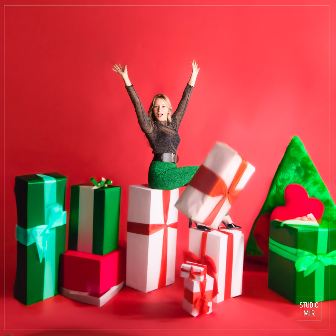 Séance photo modèle spéciale Noël proche de Paris - Studio Mir : Studio ...
